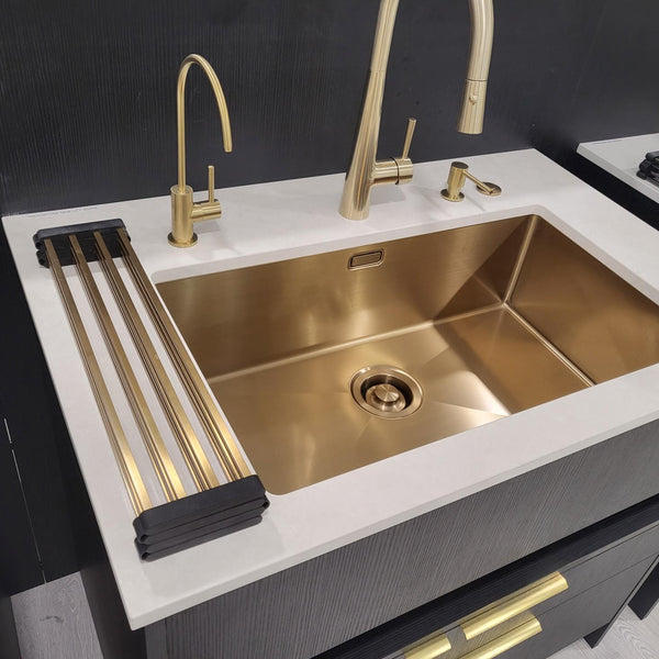 CODE ASPEN 700X400 PVD 304 STAINLESS STEEL SINKS - 5 COLOURS | Bathrooms Online