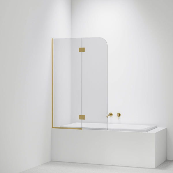 CODE INTERIORS PILLAR BATH SCREEN 550 + 450– Bathrooms Online