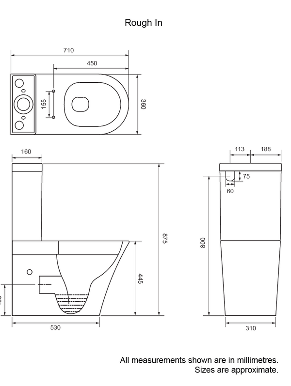 ENGLEFIELD SIERRA OVERHEIGHT BTW TOILET SUITE WITH WRAP SEAT ...