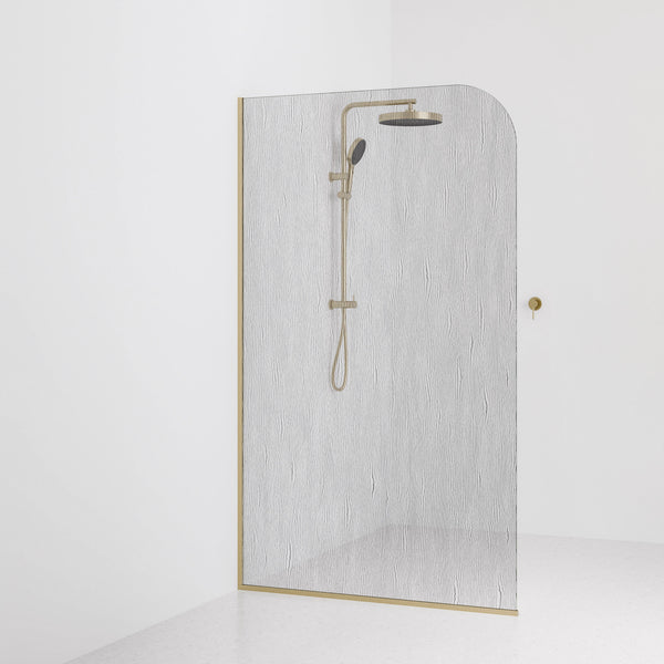 CODE INTERIORS ALLURE SHOWER SCREEN GLASS 1200MM | Bathrooms Online