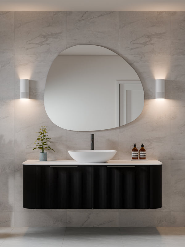 CODE NATURE 1500 SINGLE BASIN VELOUR PILLAR VANITY– Bathrooms Online