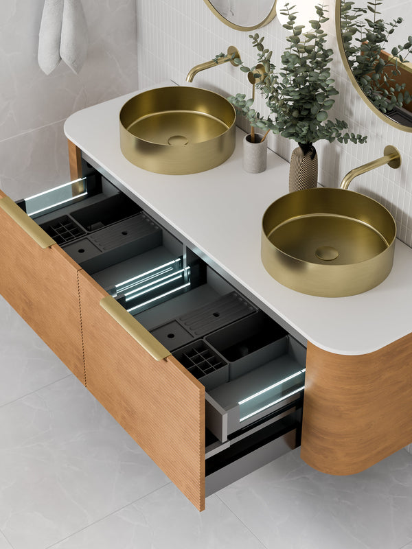 CODE NATURE 1500 VELOUR DOUBLE BASIN ORCHARD VANITY– Bathrooms Online