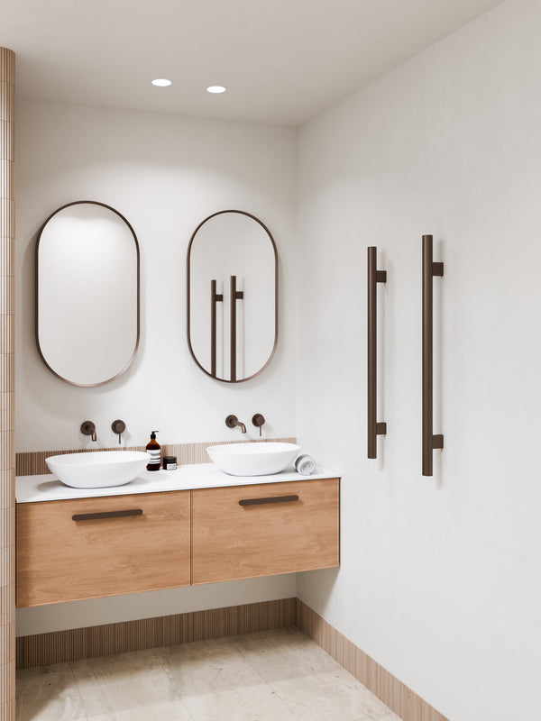 CODE NATURE 900 VERTICAL HEATED TOWEL RAIL | Bathrooms Online