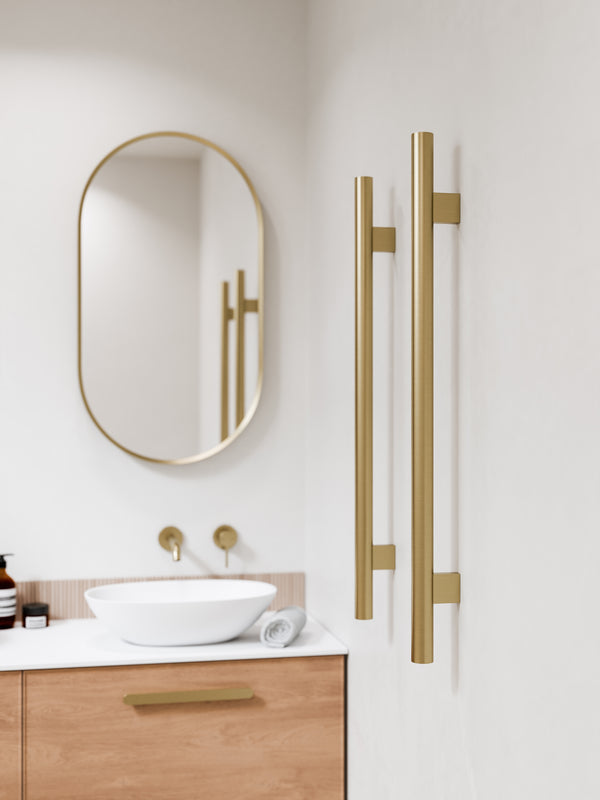 CODE NATURE 900 VERTICAL HEATED TOWEL RAIL | Bathrooms Online