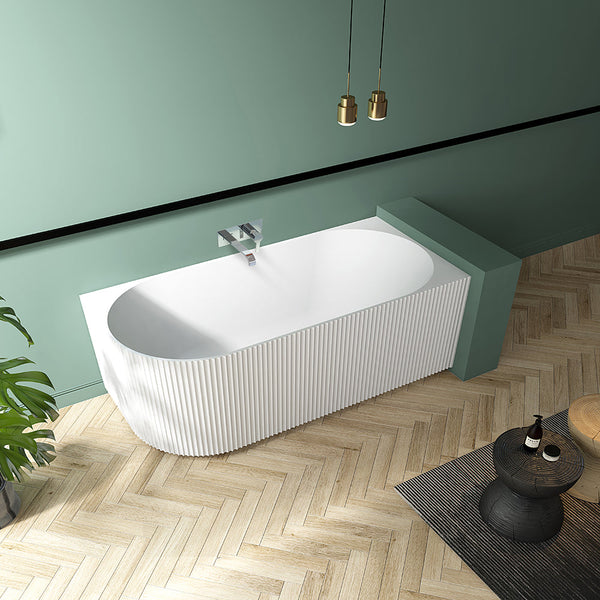 NEWTECH WILLOW CORNER BATH 1700MM - 2 COLOURS | Bathrooms Online