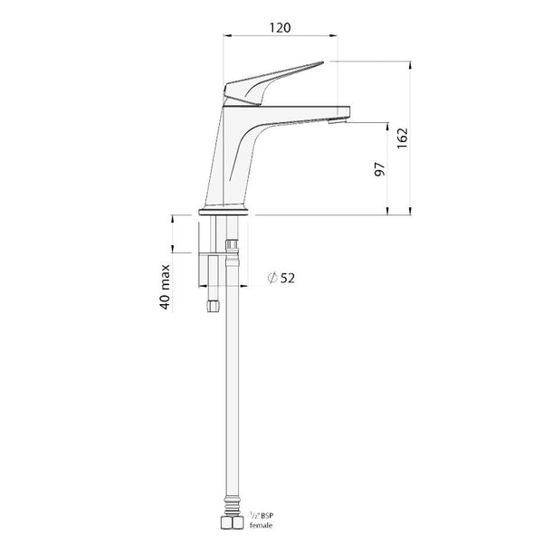 METHVEN MAKU BASIN MIXER | Bathrooms Online
